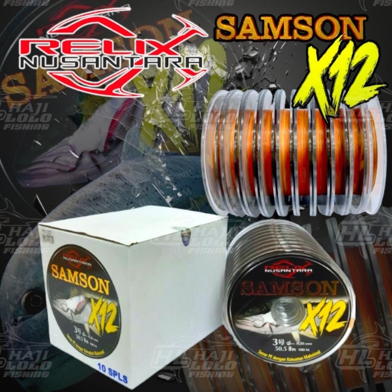 Jual Senar Benang PE Relix Nusantara Samson X12 | Shopee Indonesia