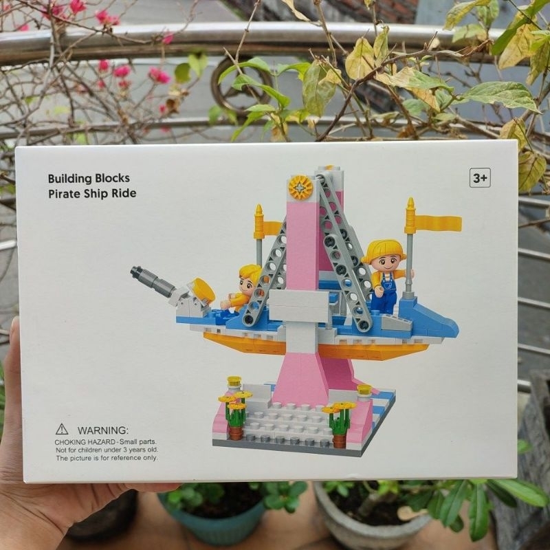 Jual MINISO BUILDING BLOCKS PIRATE SHIP RIDE LEGO WAHANA KORA KORA ...