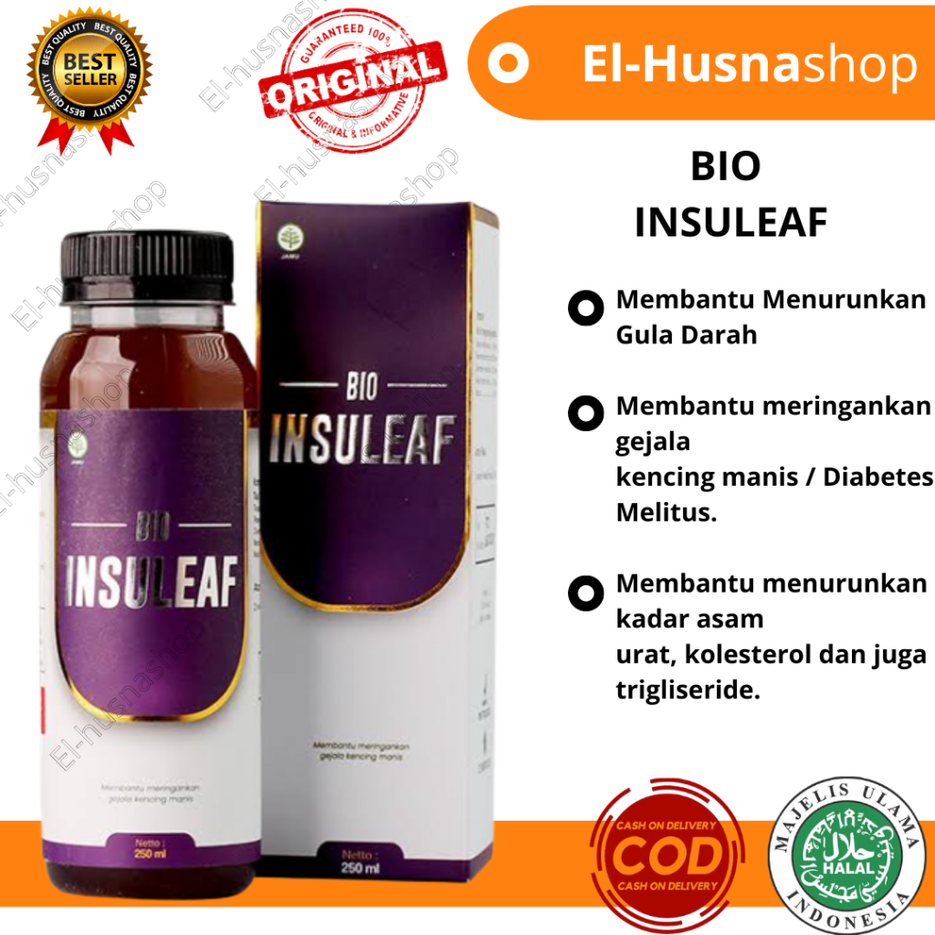 Jual Bio Insuleaf Herbal Insulin Ampuh Atasi Diabetes Dan Turunkan Gula ...