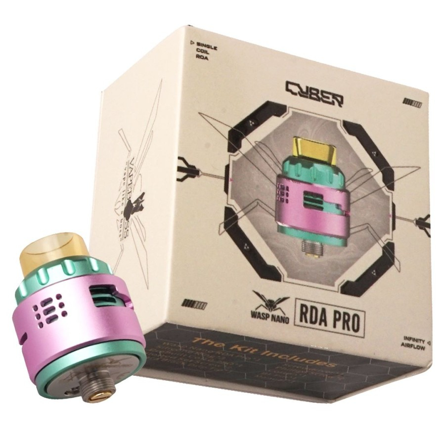 Jual Wasp Nano Pro Cyber Edition RDA 23.5MM by Oumier Vape x Vape Boss ...