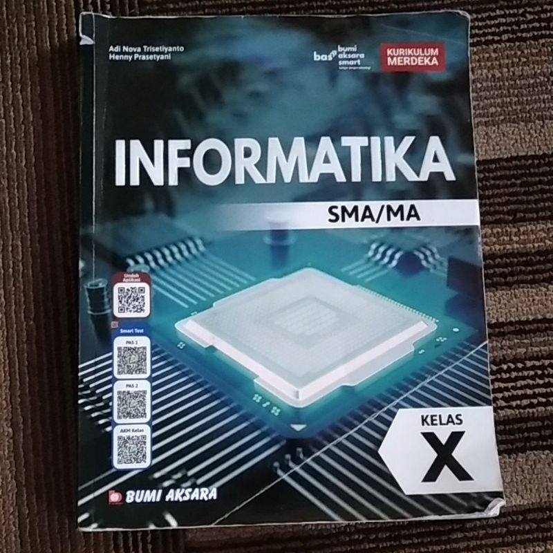 Jual Buku Informatika SMA kelas X Kurikulum Merdeka Bekas | Shopee ... Jual Buku Informatika SMA kelas X Kurikulum Merdeka Bekas | Shopee ...