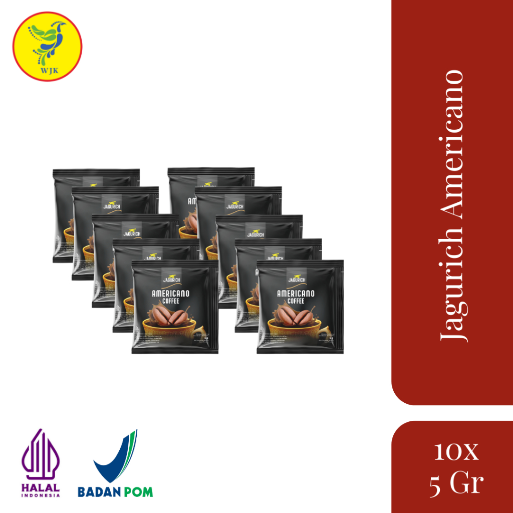 Jual Jagurich Americano Coffee Sachet 10 Sachet | Shopee Indonesia