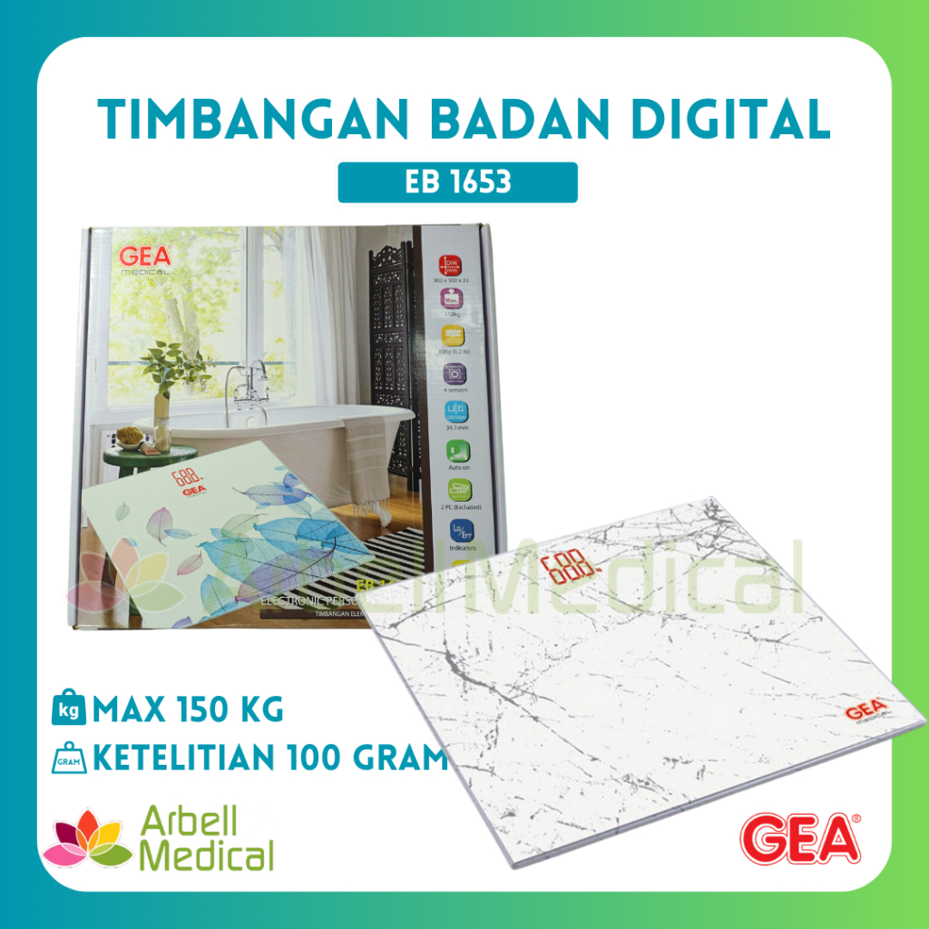 Jual Timbangan Badan Digital Gea EB 1653 | Shopee Indonesia