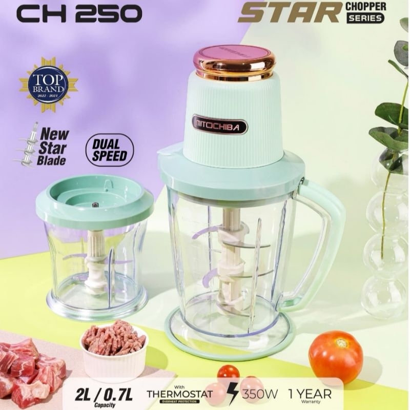 Jual MITOCHIBA FOOD CHOPPER CH 250 CH250 PROCESSOR GRINDER BLENDER ...