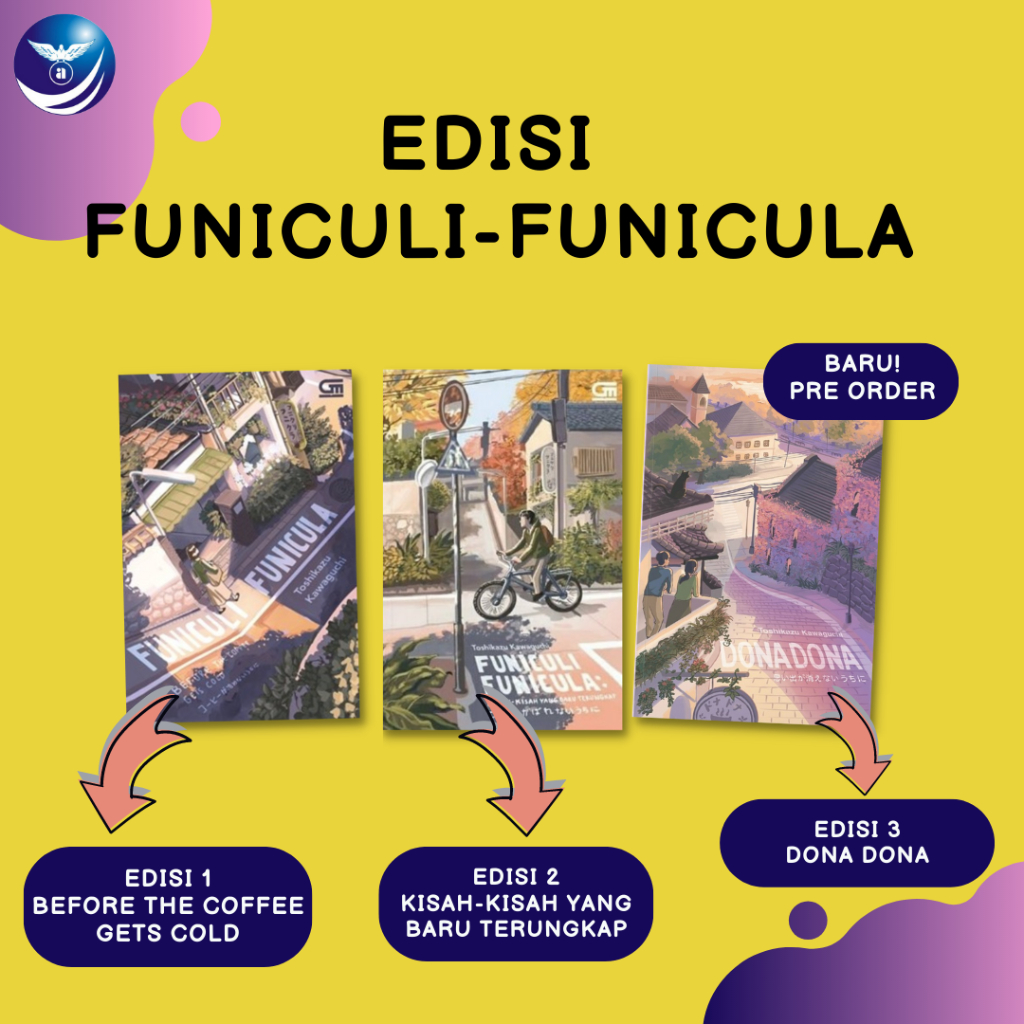 Jual Seri Novel Funiculi Funicula 1 - 3 - Toshikazu Kawaguchi | Shopee Indonesia