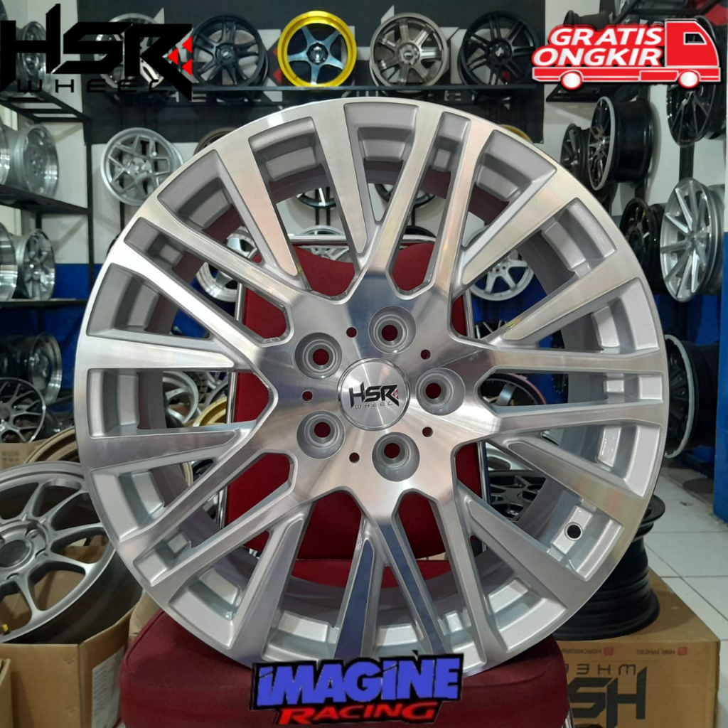 Jual Velg mobil racing ring 18 baut 5 untuk mobil alphard, innova, terios, rush, xpander, hrv ...