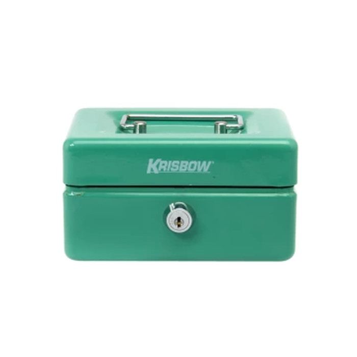Jual Cash Box - Deposit Box - safety box 6 inch - Mini Krisbow | Shopee ...
