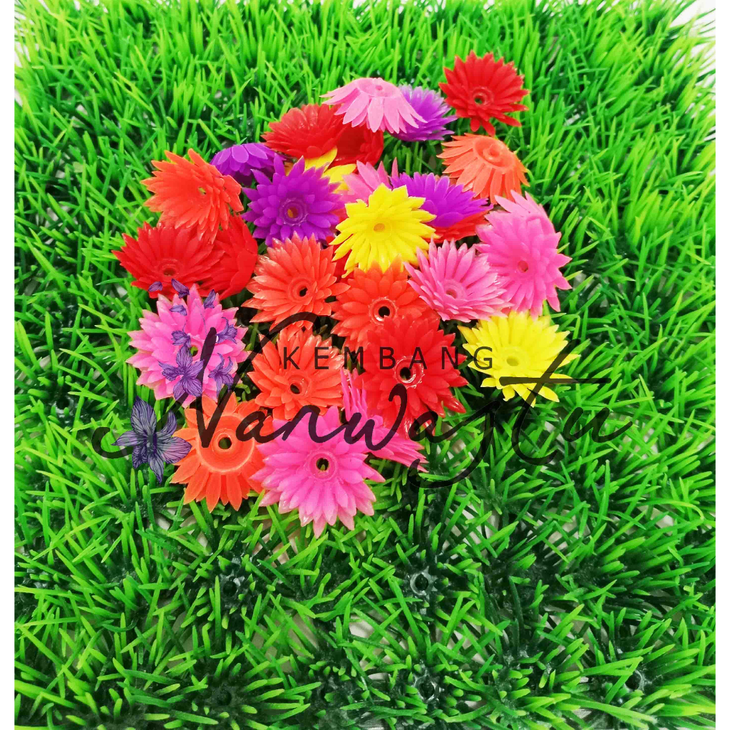 Jual Bunga Artificial / Bunga Palsu / Rumput Aquarium / Hiasan Kue ...