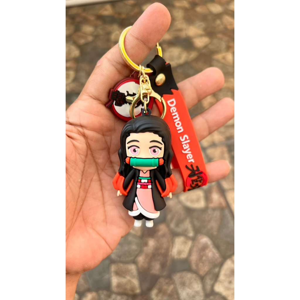 Jual Gantungan Kunci Kimetsu No Yaiba Demon Slayer Key Chain Nezuko ...