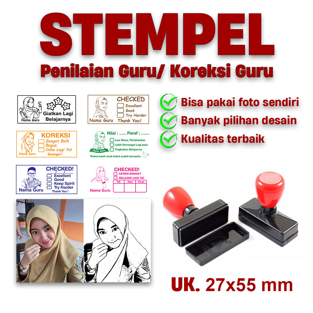 Jual Stempel Reward Murah / Cetak Stempel Checked/ Stempel Penilaian ...