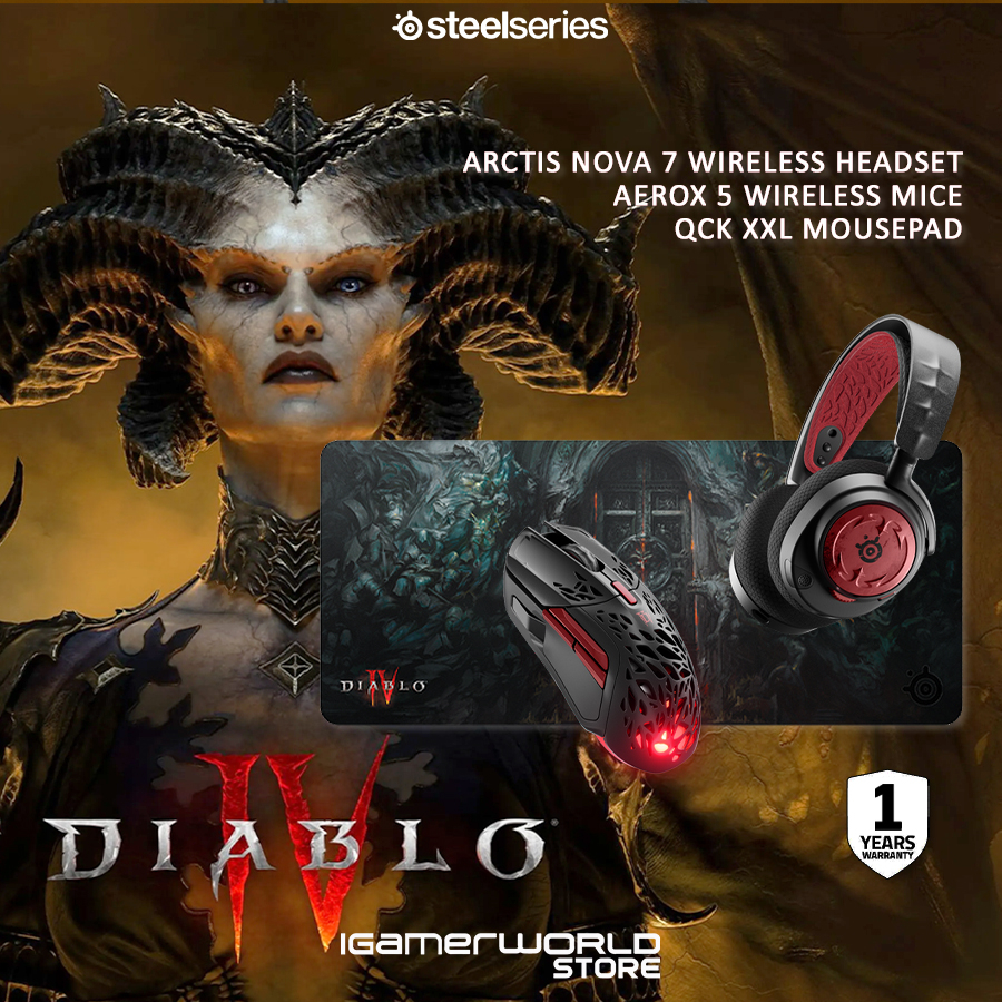 Jual Steelseries Bundle Set Diablo IV Limited Edition Gaming | Shopee ...