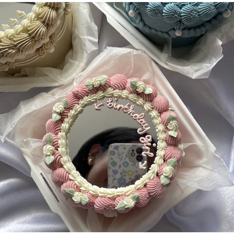 Jual AKRILIK MIRROR BULAT UNTUK MIRROR SELFIE CAKE KOREAN STYLE/CERMIN ...