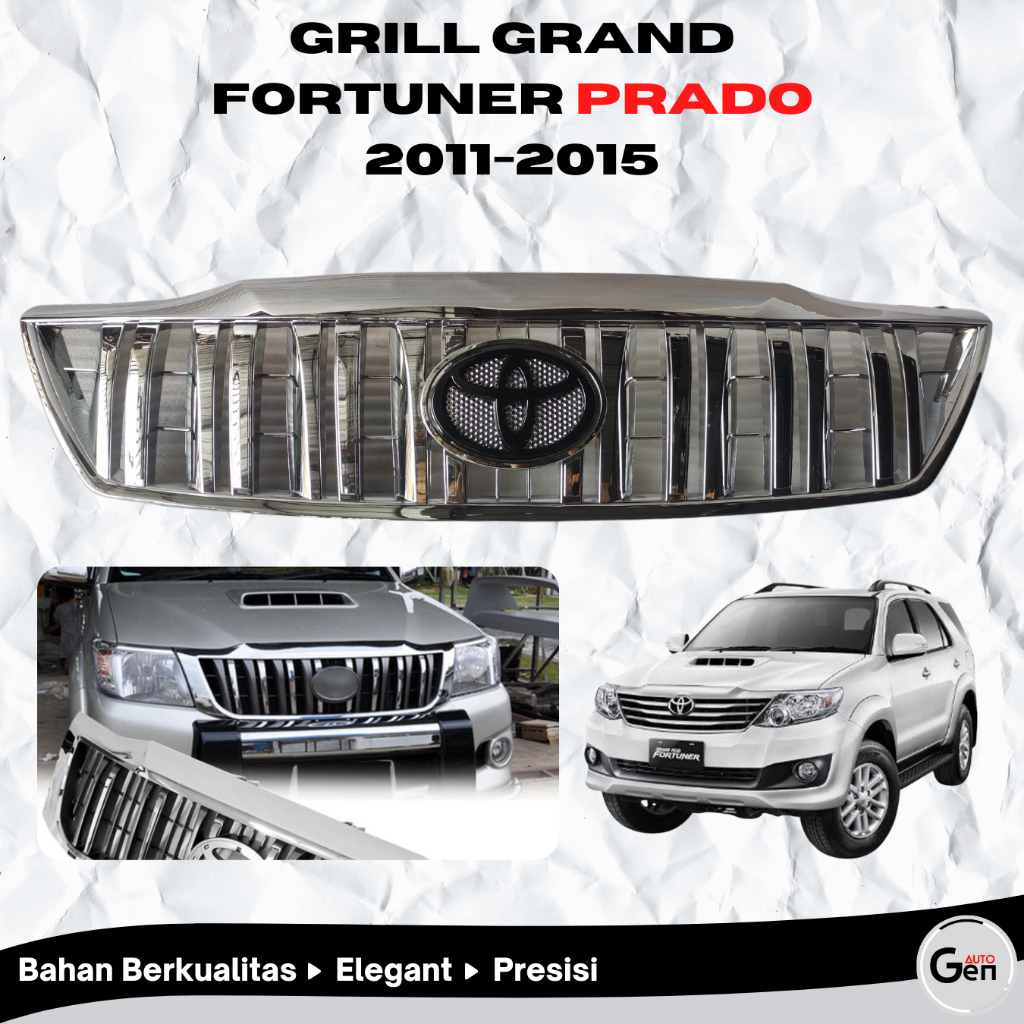Jual Grille / Grill Mobil Toyota Grand Fortuner 2012-2015 Model PRADO ...