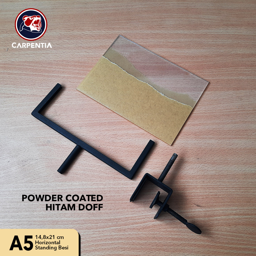 Jual Carpentia Acrylic POP Stand A5 - Display Penjepit Label Harga ...