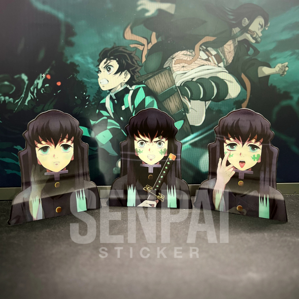 Jual Demon Slayer SENPAI STICKER Stiker Anime 3D TER MURAH Kimetsu no ...