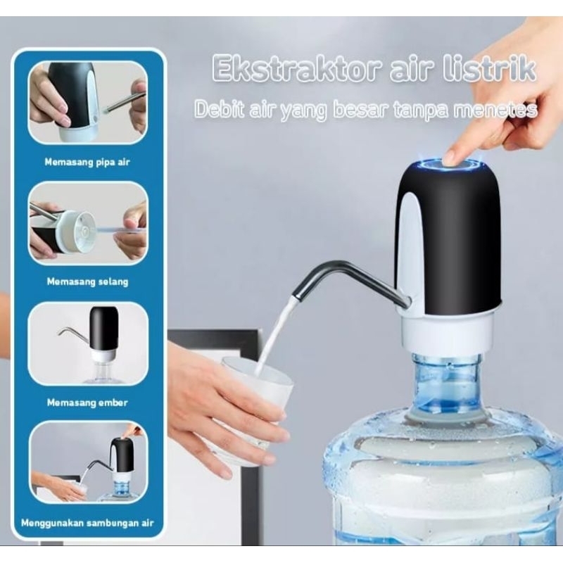 Jual Pompa Galon Elektrik Otomatis / Automatic Water Dispenser / Dispenser Air | Shopee Indonesia