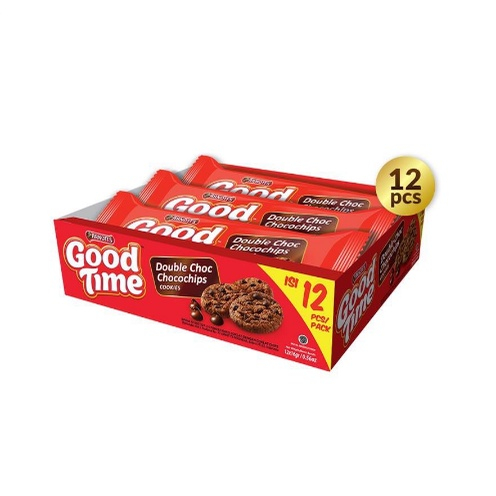 Jual GOOD TIME COKELAT 1 BOX ISI 12 pcs | Shopee Indonesia