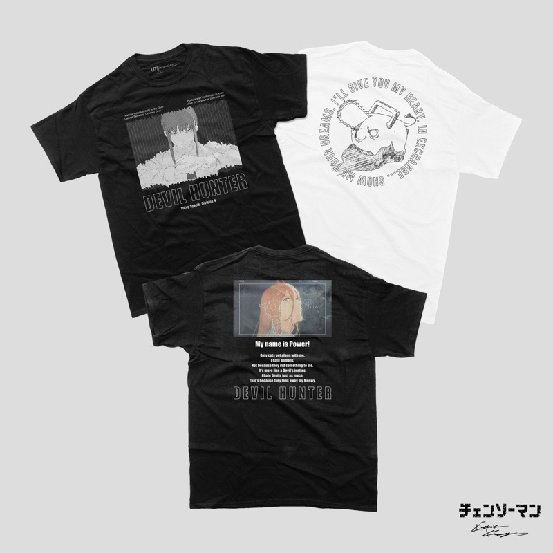 Jual UNIQLO X CHAINSAW MAN X KOSUKE KAWAMURA | KAOS ANIME | DENJI ...