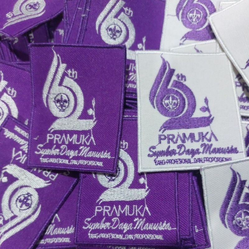 Jual Logo Pramuka Bordir Hut pramuka 63 Bed Bedge Hari Pramuka Patch ...