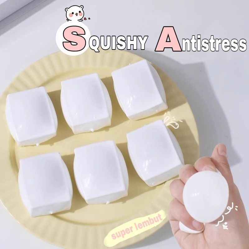 Jual Squishy Bentuk Tahu Squishy Lucu Squishy Cair Squishi Pencet ...