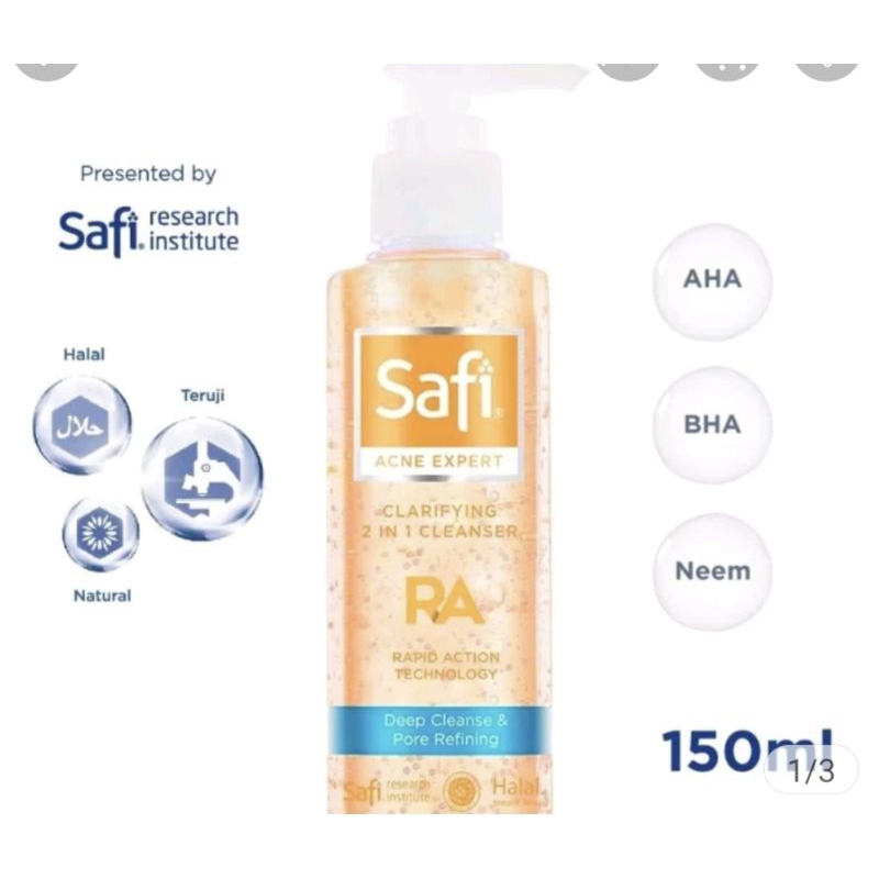 Jual SAFI White Expert oil control & anti Acne 2 in 1 | Shopee Indonesia