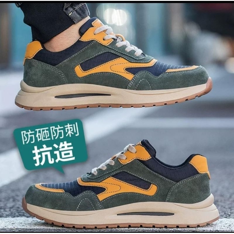 Jual sapatu safety sporty 122 ujung besi anti tusukan import pria ...