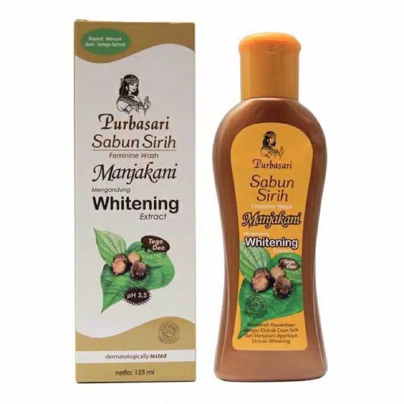 Jual Sabun Sirih Purbasari Feminine Manjakani Whitening 60ml | Shopee ...
