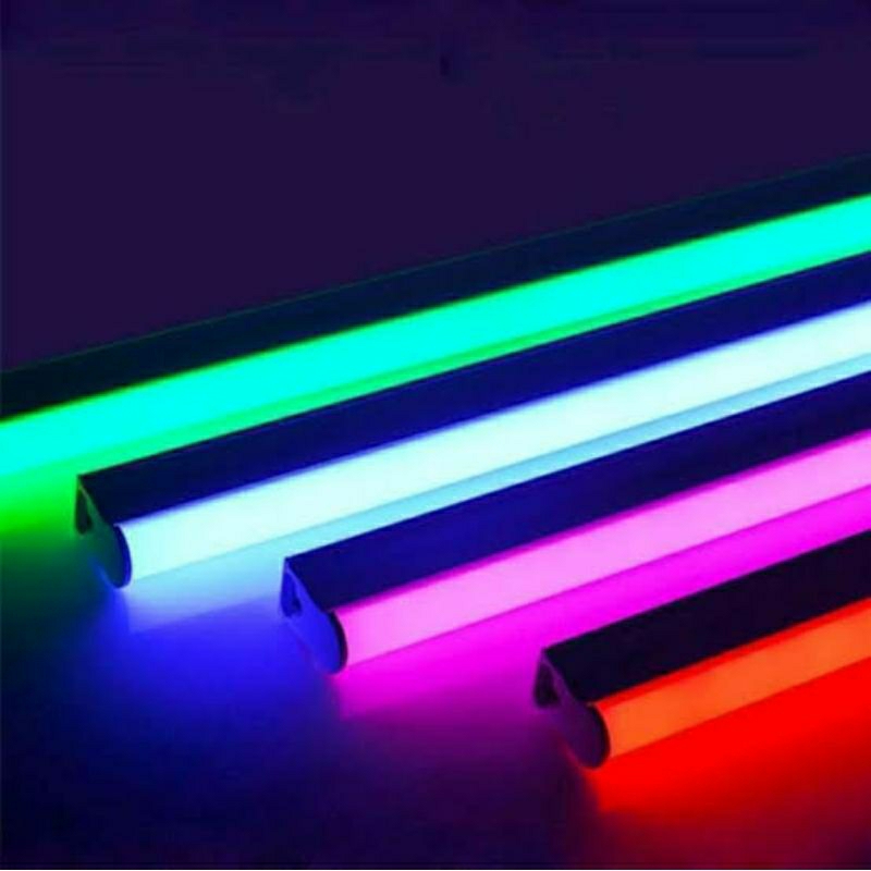 Jual Lampu TL T5 Tube LED Neon TL Neon 5 Watt Warna Warni Kualitas ...