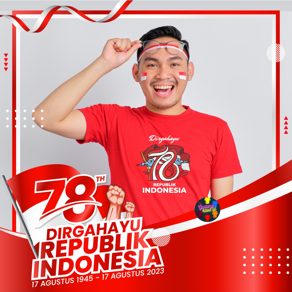 Jual GUDANGKAOS.ID Kaos Baju Distro HUT RI KE 78 TAHUN 78TH HUT REPUBLIK INDONESIA RI PANITIA ...