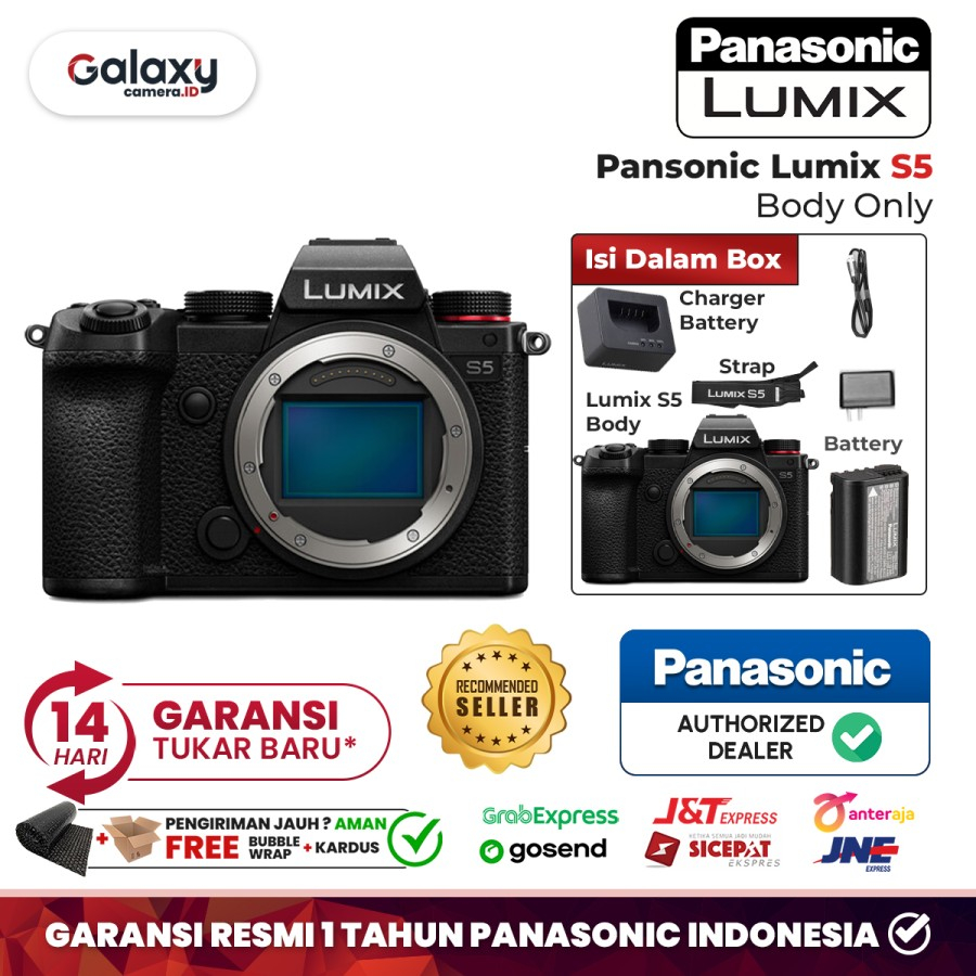 Jual Panasonic Lumix S5 DC S 5 Body Only Kamera Mirrorless Garansi Resmi | Shopee Indonesia