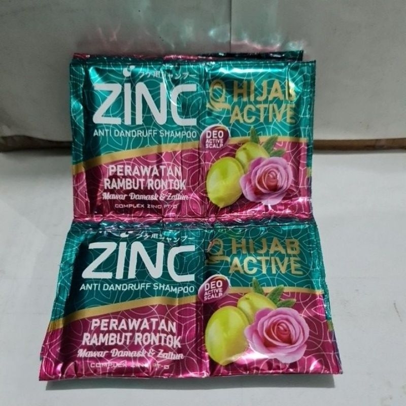 Jual shampo zinc sachet 10ml 1/2renteng(isi 6sachet)all variant ...