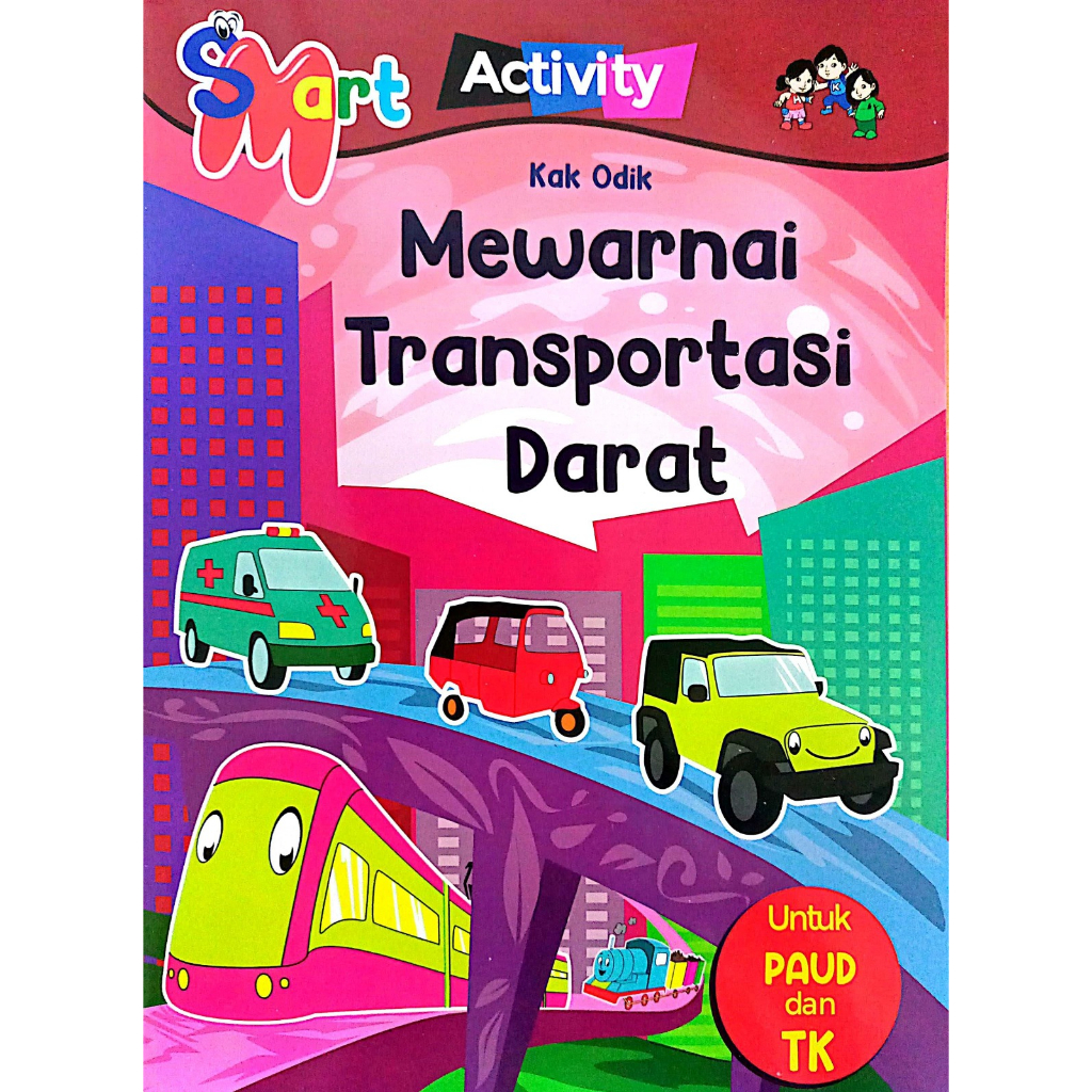 Jual SMART ACTIVITY: MEWARNAI TRANSPORTASI DARAT | Shopee Indonesia