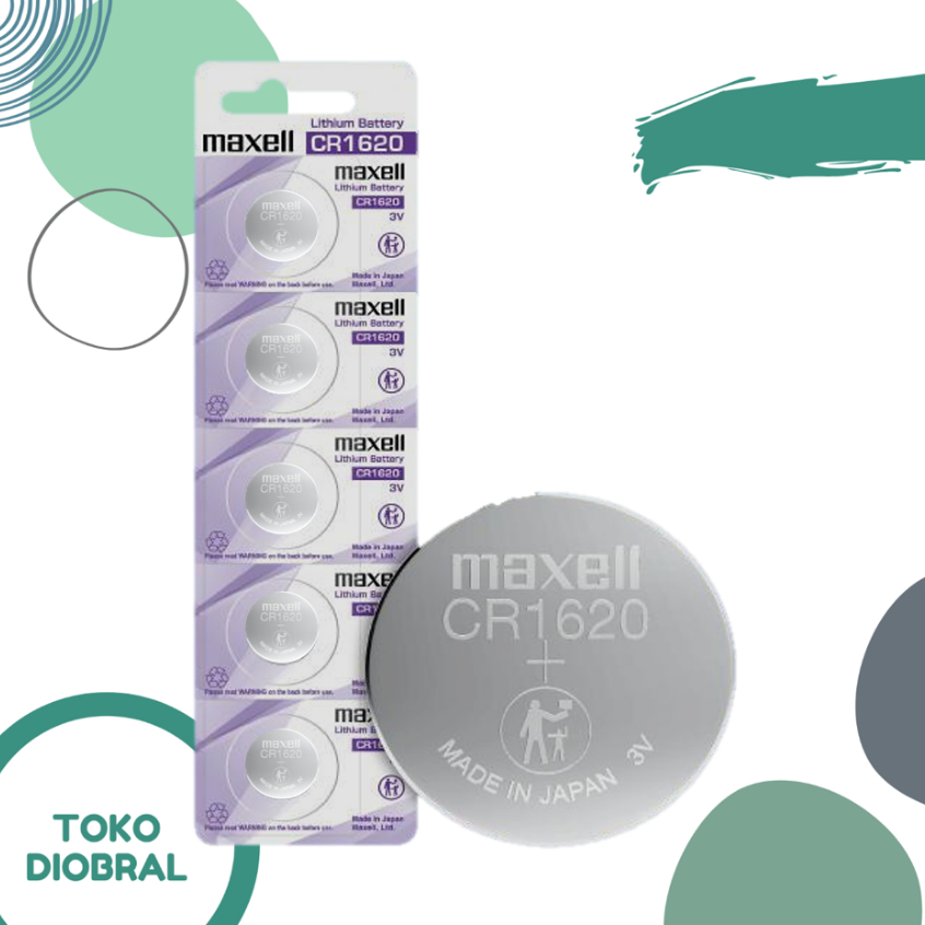 Jual Baterai Maxell CR 1620 / Lithium Battery 3V CR1620 | Shopee Indonesia