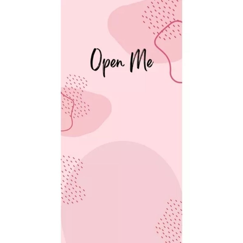 Jual [per pcs] (4x8 cm) Stiker Segel Open Me | Stiker This Package ...