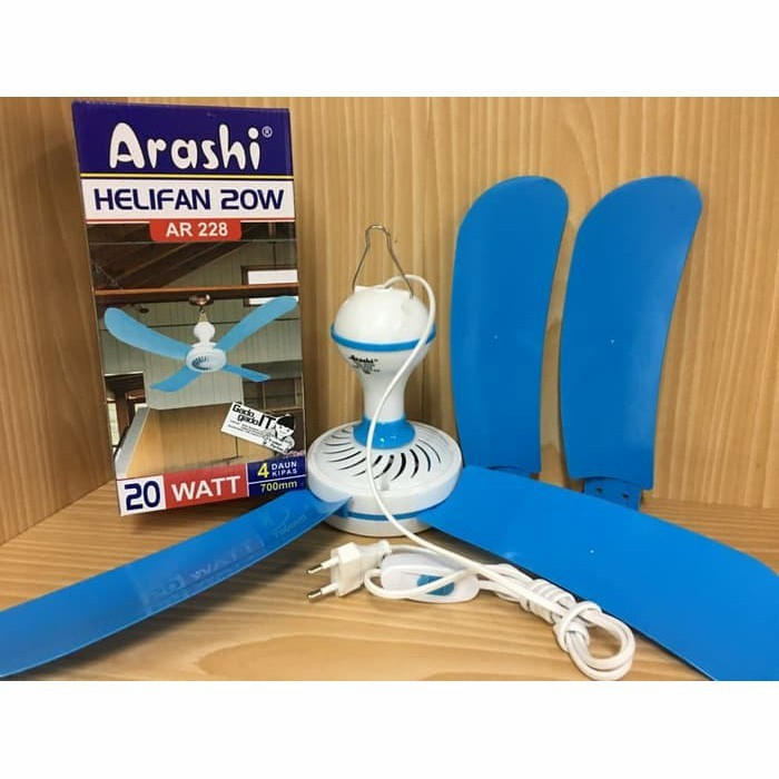 Jual Arashi Helifan Kipas Angin Gantung AR 228 15 Watt/20Watt/BHF04 35W ...