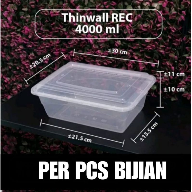 Jual DAPURMAMI 10 biji ThinWall 200 ml 250 ml 300 ml 500 ml 650 ml 750 ...