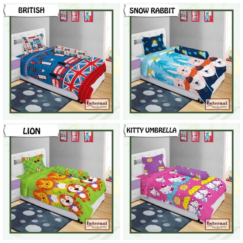 Jual SPREI INTERNAL KIDS UK 120x200x25 | Shopee Indonesia