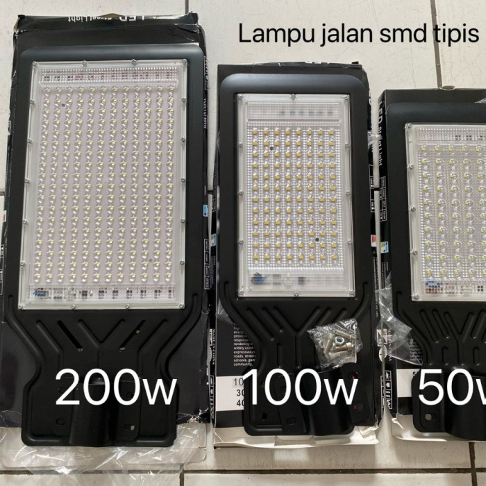 Jual Lampu Jalan Pju 50w 100w 200w Led Outdoor Shopee Indonesia