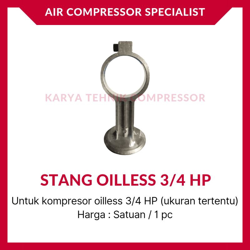 Jual Stang Piston Connecting Rod Kompresor Udara Oilless Oil Less Tanpa ...