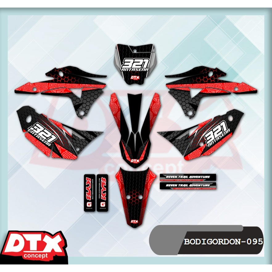 Jual Decal Gordon full body decal gordon decal gordon supermoto stiker ...