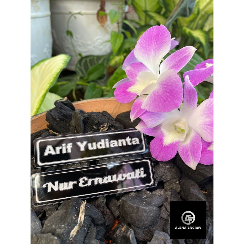 Jual Name Tag Akrilik / Name Tag PNS / Name Tag Karyawan / Name Tag ...