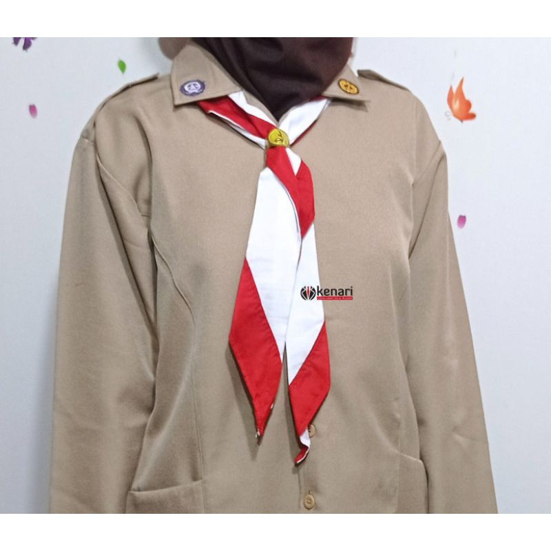 Jual Kacu pramuka / Hasduk pramuka / Dasi pramuka Panjang 120cm Kacu ...