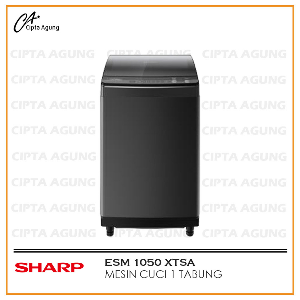 Jual SHARP MESIN CUCI AUTOMATIC 10 KG STAINLESS NEW ESM 1050 XT-SA [BDG ...