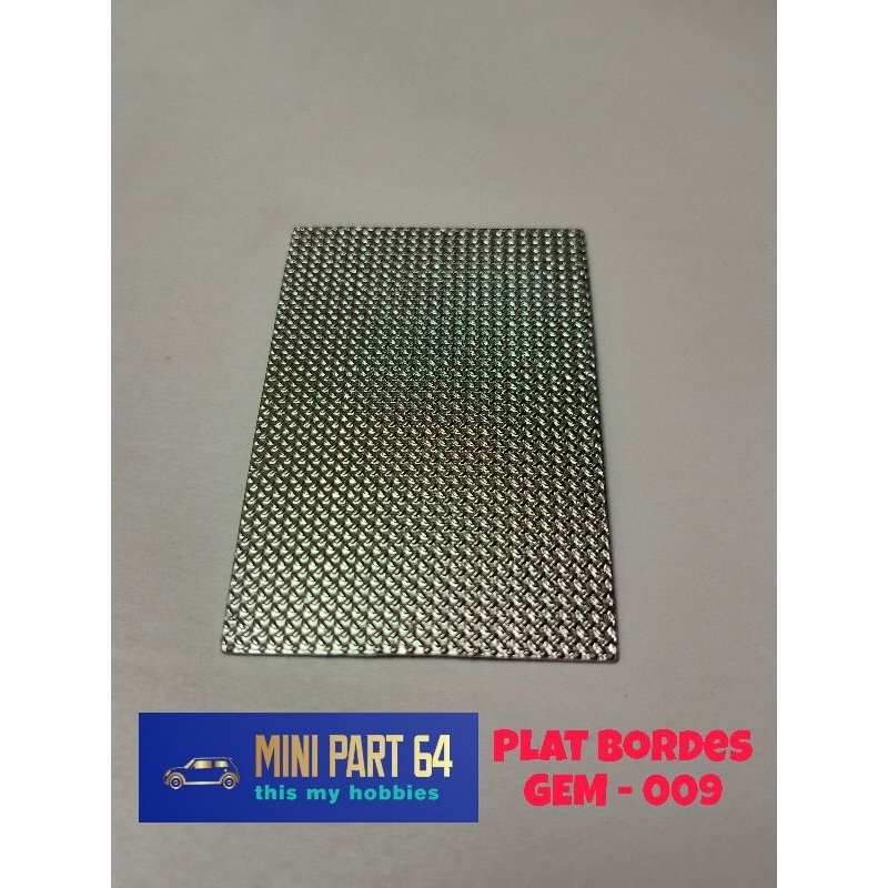 Jual mini Part 64 plat Bordes GEM-009 | Shopee Indonesia