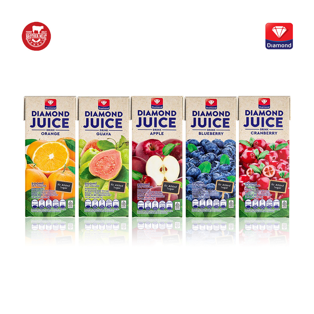 Jual DIAMOND UHT Juice Drink 200ml, Jus Buah | Shopee Indonesia