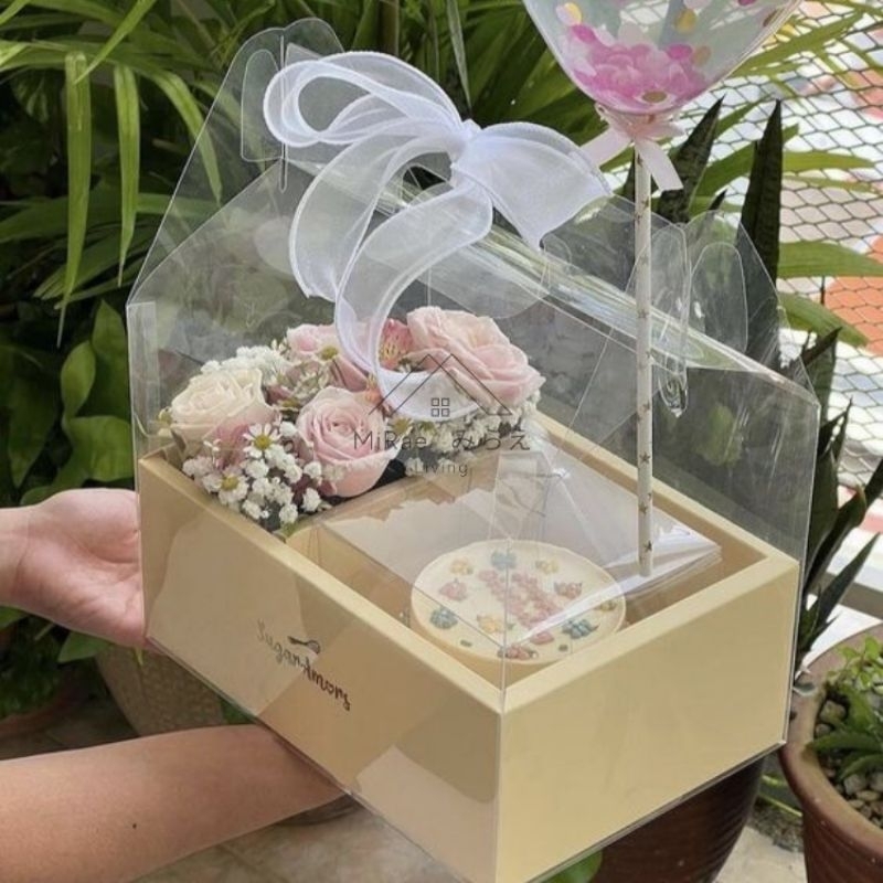 Jual MiRae | Mika Gift Box Flower Box Mini Cake Hampers | Shopee Indonesia
