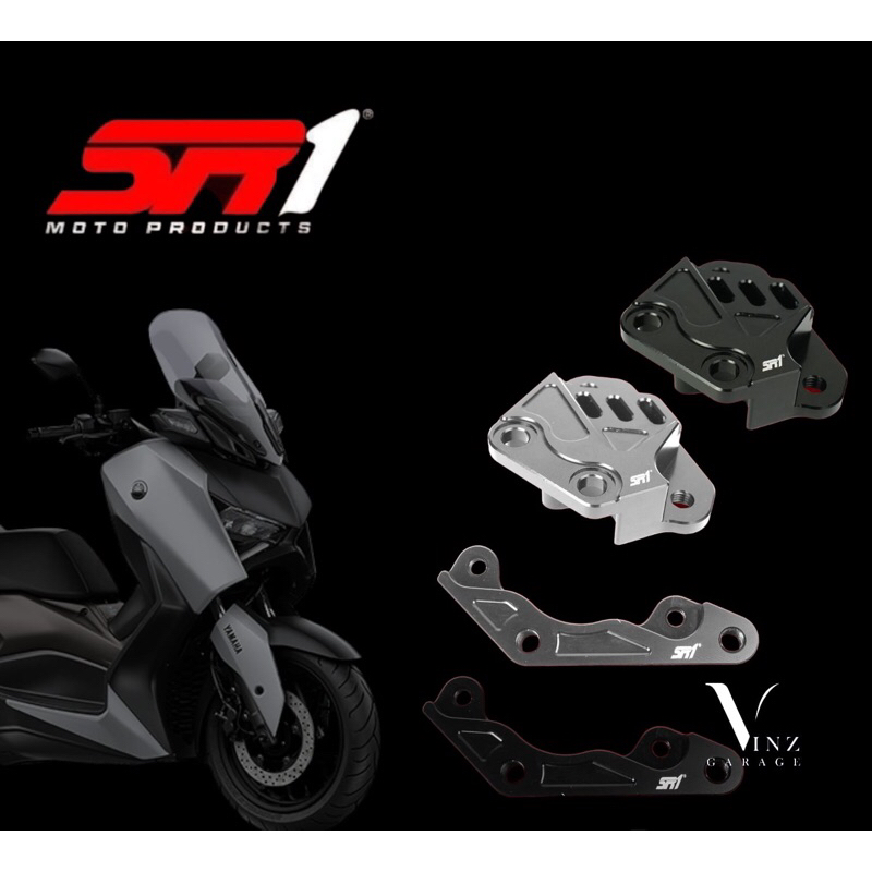Jual Bracket Breket Braket Xmax Depan Belakang 4 Piston 2 Piston Yamaha Xmax Disc 300 MM ...