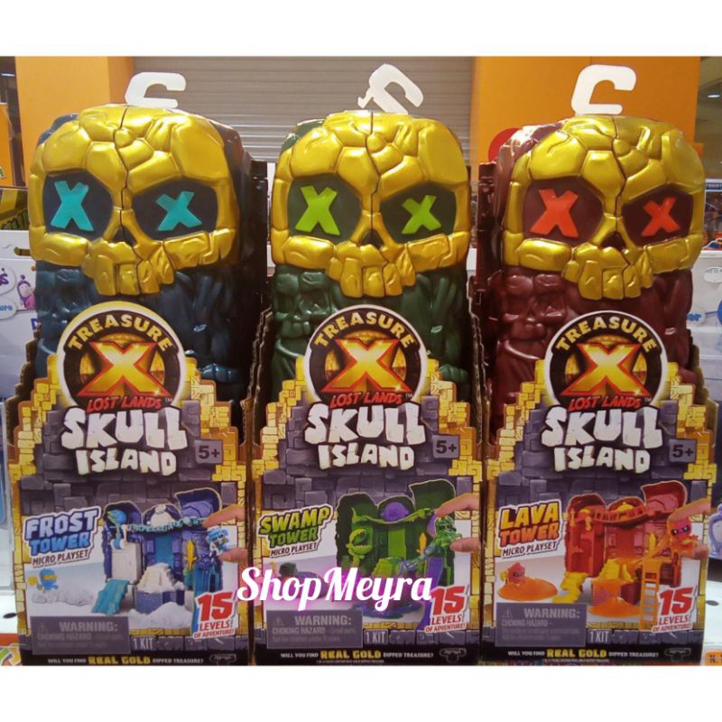 Jual Treasure X Lost Lands Skull Island Micro Playset | Shopee Indonesia