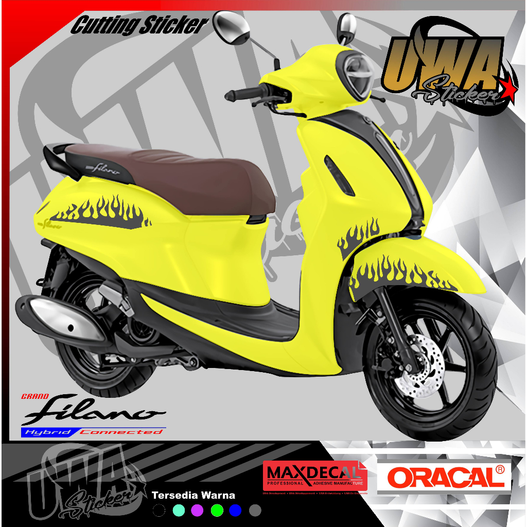 Jual STICKER CUTTING/STIKER CATING/KD.219/STICKER FILANO/STIKER BEAT ...