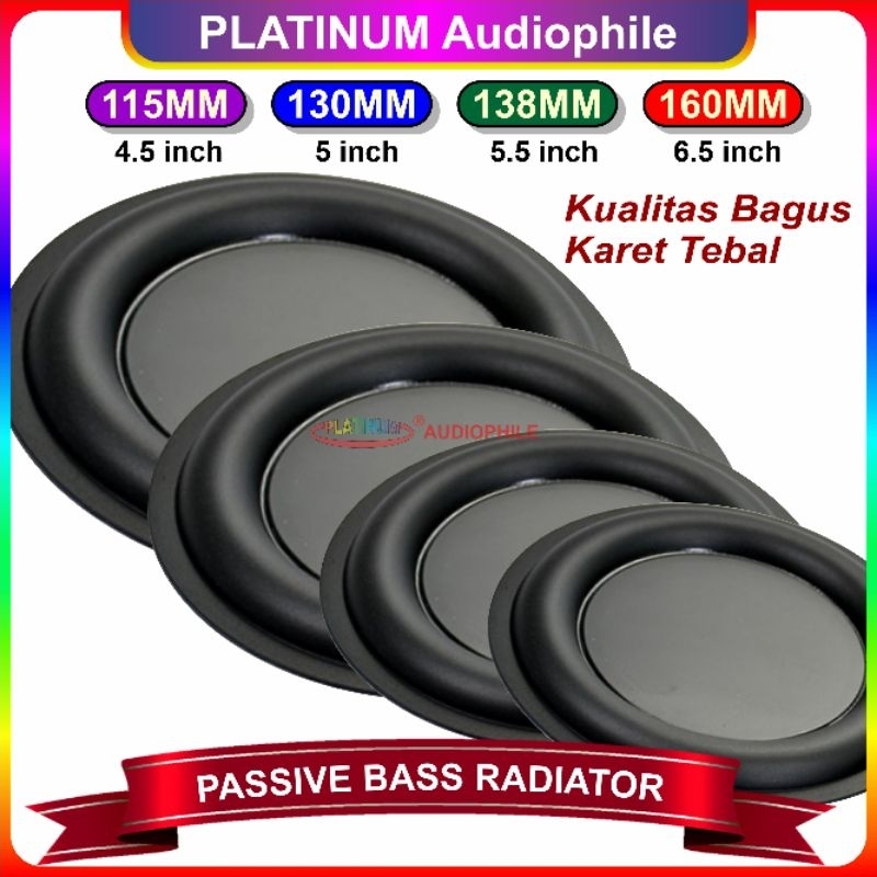 Jual Passive Bass Radiator PBR 4.5" 5 Inch 6.5 Inch 115mm 130mm 160mm ...